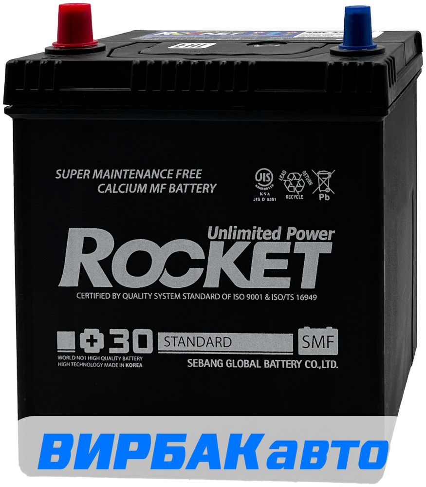 Купить Аккумулятор ROCKET SMF 42B19R 40 Ач 340 А прямая полярность ...